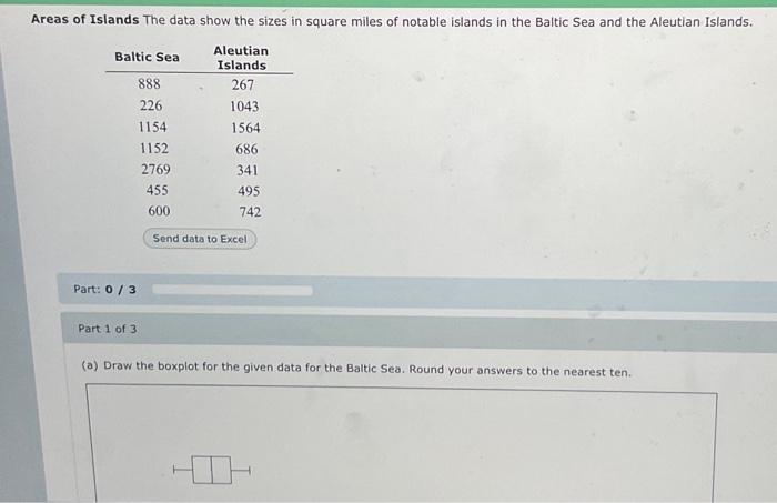 Solved (a) Draw the boxplot for the given data for the | Chegg.com