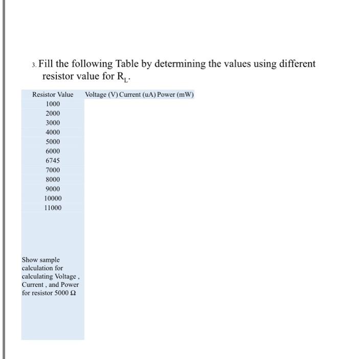 Solved For the circuit shown below determine the following | Chegg.com