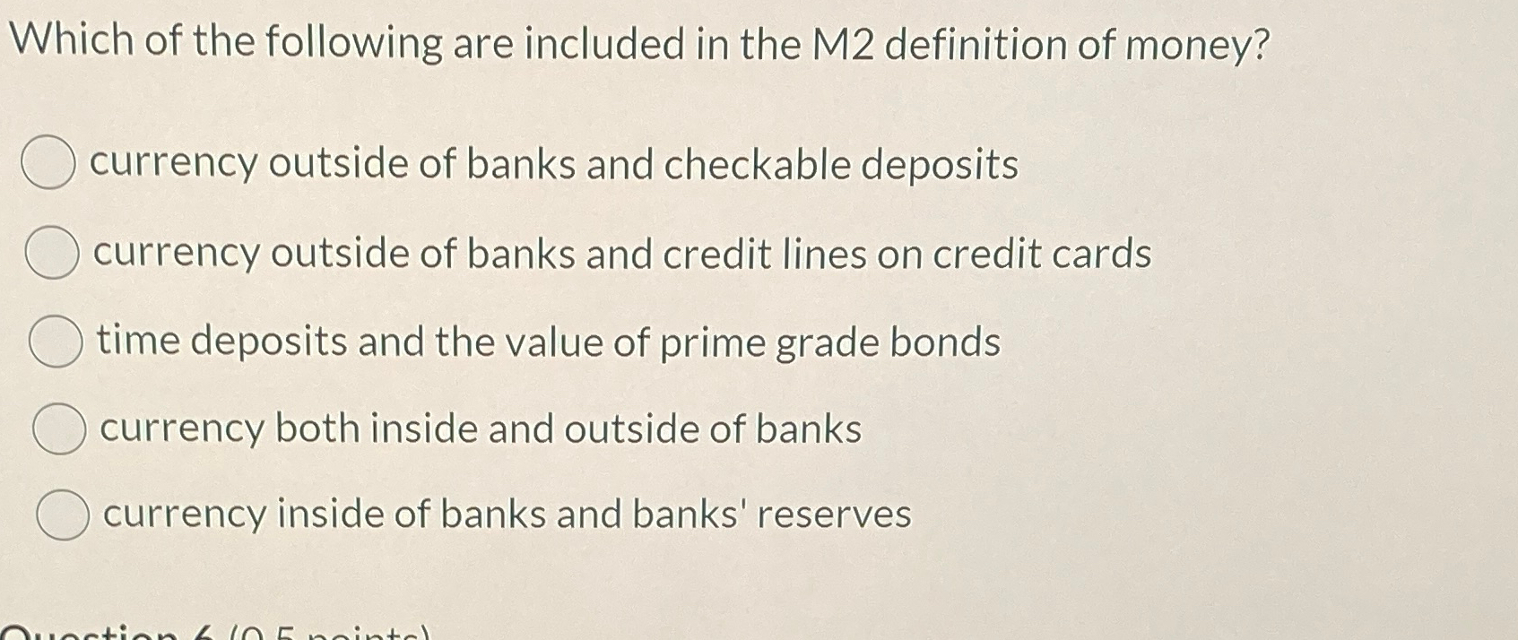 Solved Which of the following are included in the M2 | Chegg.com