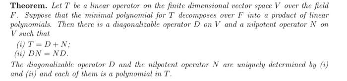 Solved please use the folowing thearom to prove : Let T be | Chegg.com