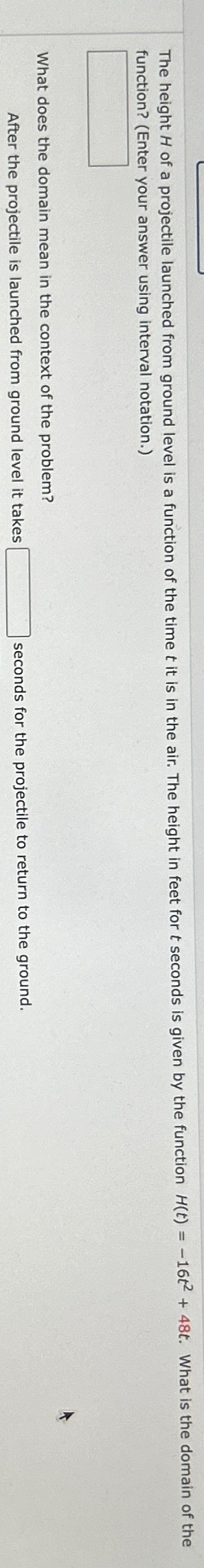 Solved function? (Enter your answer using interval | Chegg.com