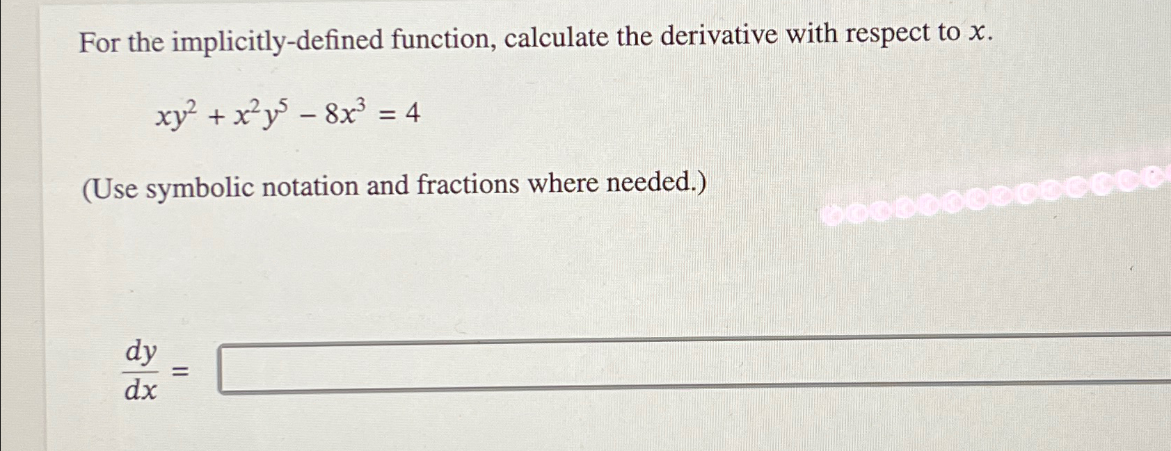 Solved For The Implicitly Defined Function Calculate The