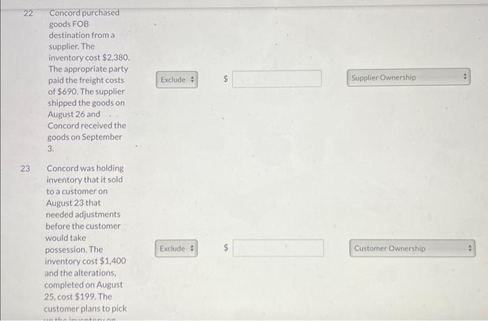 Concord Limited is trying to determine the amount of | Chegg.com
