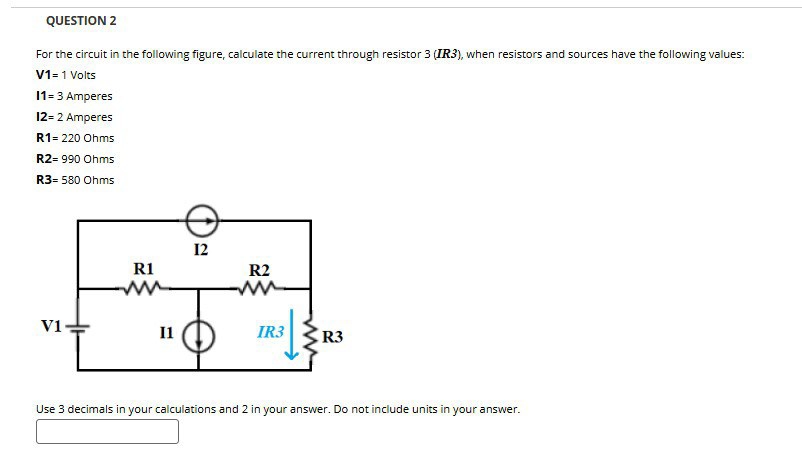 Solved QUESTION 2For the circuit in the following figure, | Chegg.com