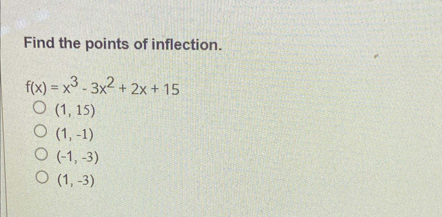 Solved Find the points of | Chegg.com