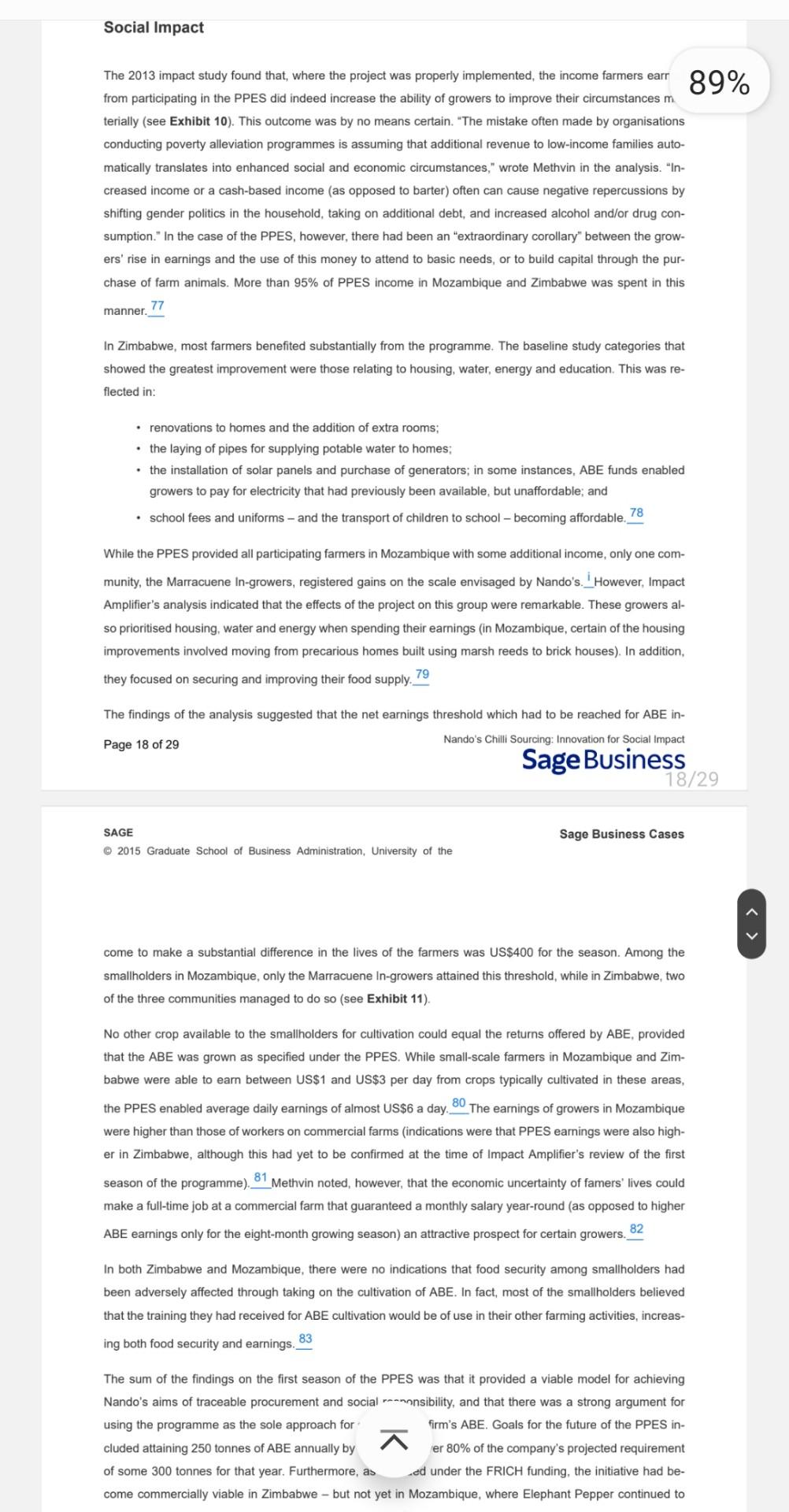 Solved Abstract In late 2013, Nando's, a global chicken | Chegg.com