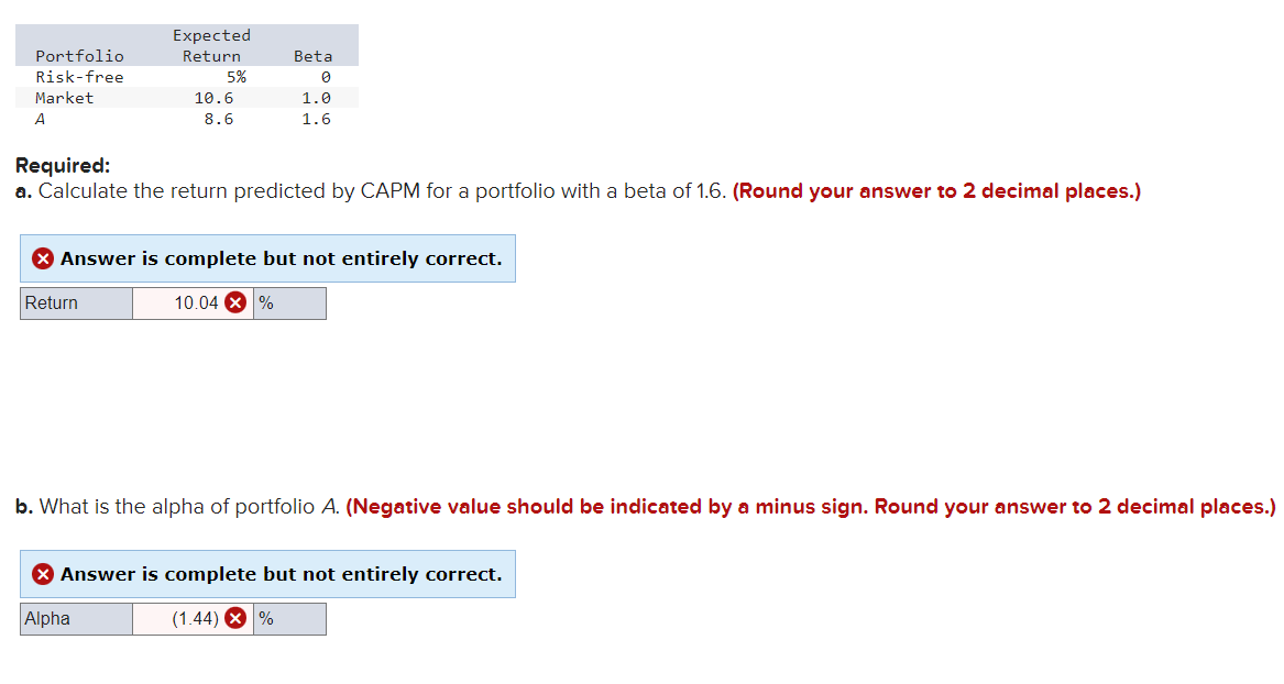 Solved Required:a. ﻿Calculate the return predicted by CAPM | Chegg.com