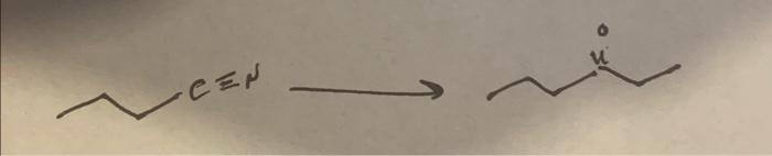 Solved post the reagents needed for the following reaction | Chegg.com