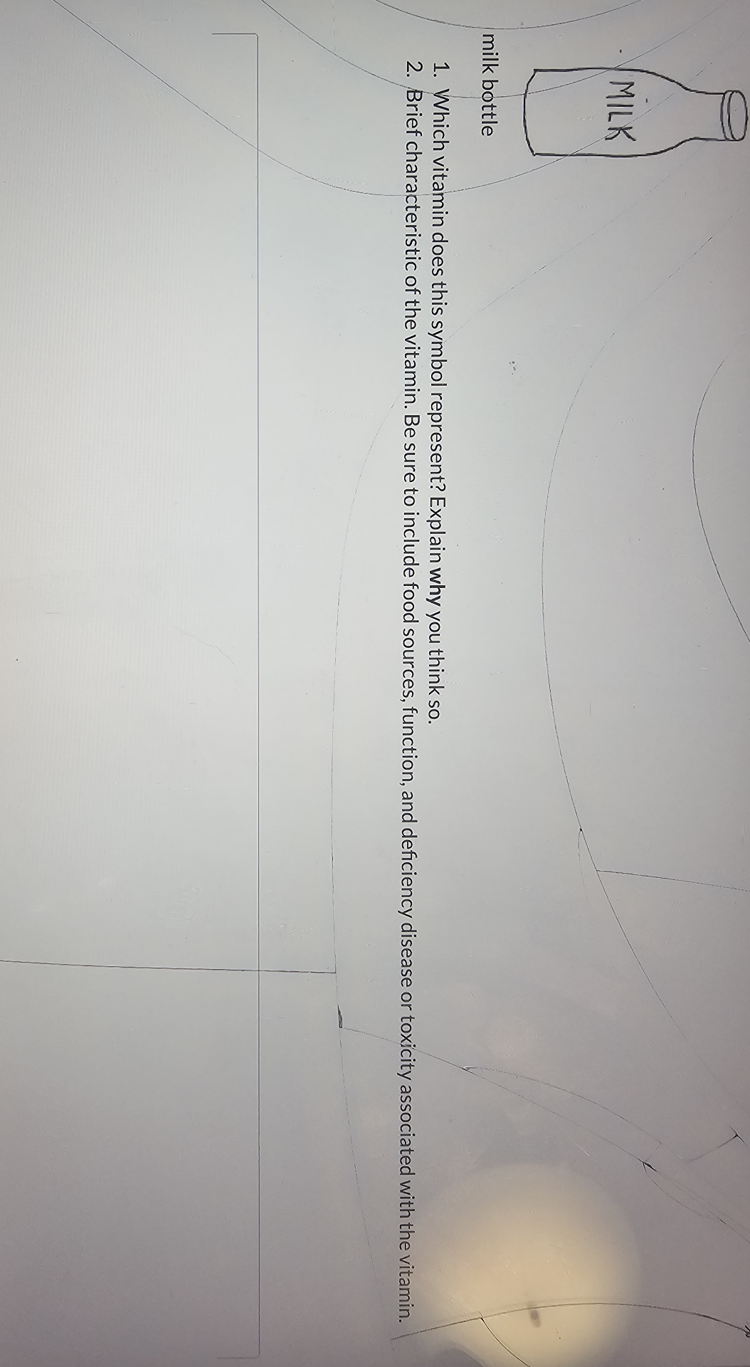 Solved Which vitamin does this symbol represent? Explain why | Chegg.com