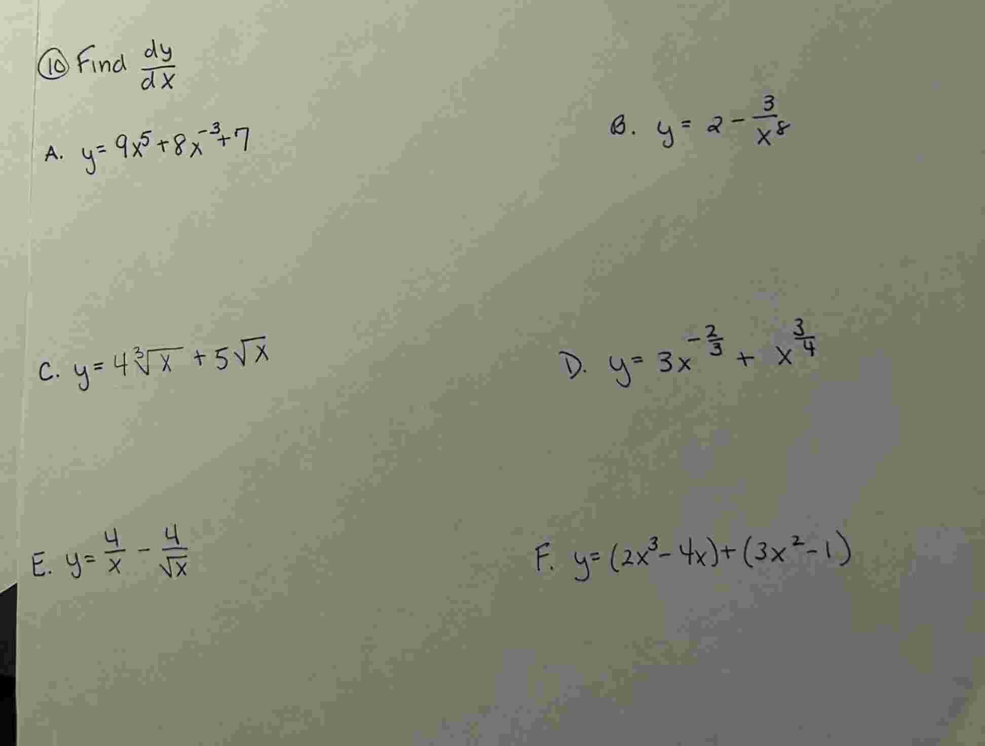 Solved (10) ﻿Find | Chegg.com