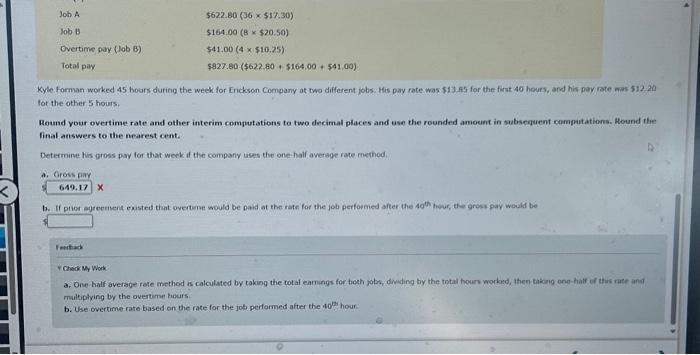 Solved Kyle forman worked 45 hours during the week for | Chegg.com