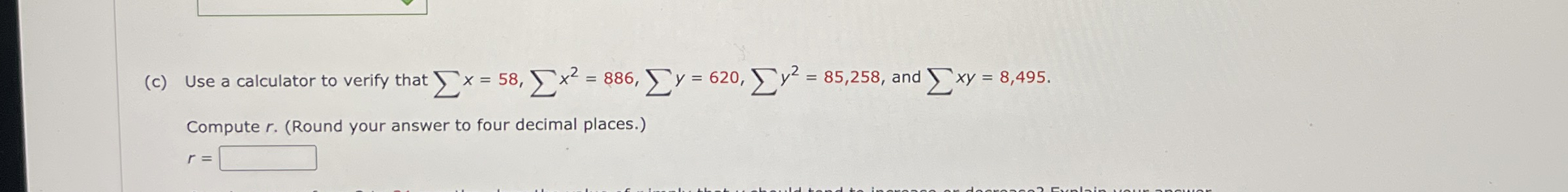 Solved (c) ﻿Use a calculator to verify that | Chegg.com