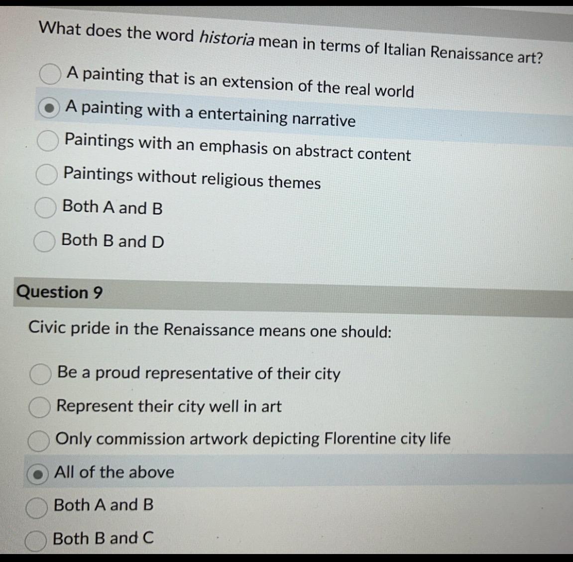 Solved What does the word historia mean in terms of Italian | Chegg.com