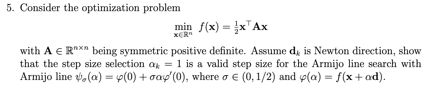 Solved Consider the optimization | Chegg.com