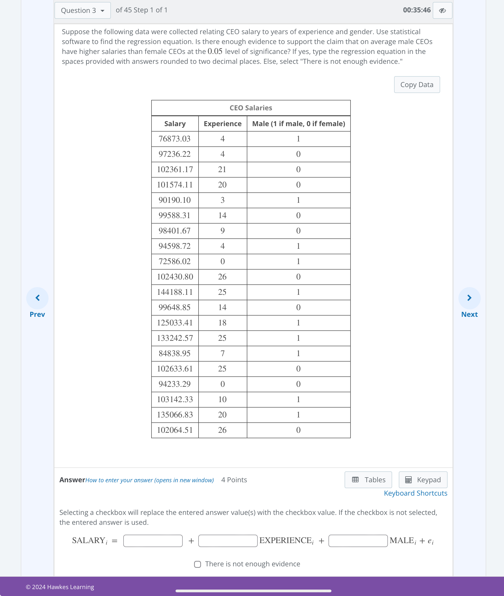 Suppose the following data were collected relating | Chegg.com