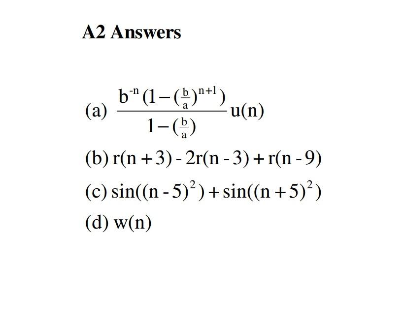 Solved Answer is given. work the problem and explain in | Chegg.com