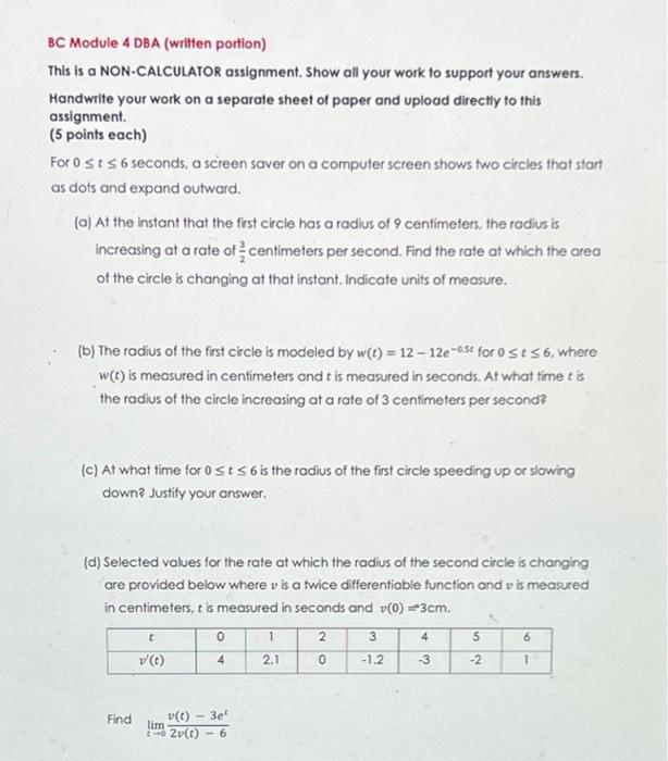 Solved IC Module 4 DBA (written portion) Ihis is a | Chegg.com