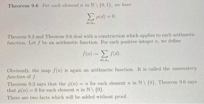 Solved (9.2) Prove Theorem 9.6. (02) Determine all nositive | Chegg.com
