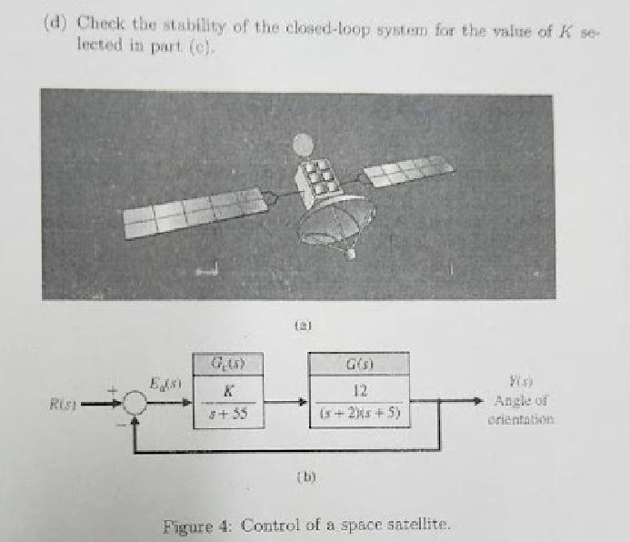 Solved 1. (20pts) The space satellite has shown in Figure | Chegg.com