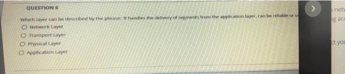 Solved QUESTION 8 The checksum field in the UDP segment is | Chegg.com