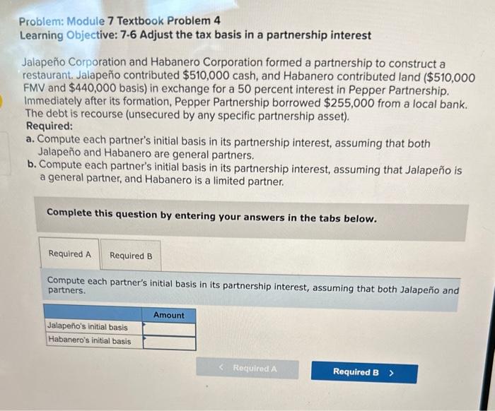 Solved Problem: Module 7 Textbook Problem 4 Learning | Chegg.com