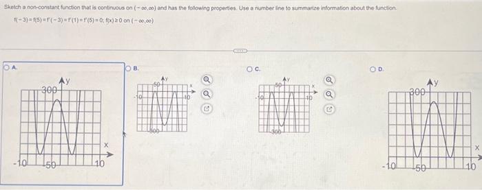 Solved Skelch a non-constant function that is continuous | Chegg.com