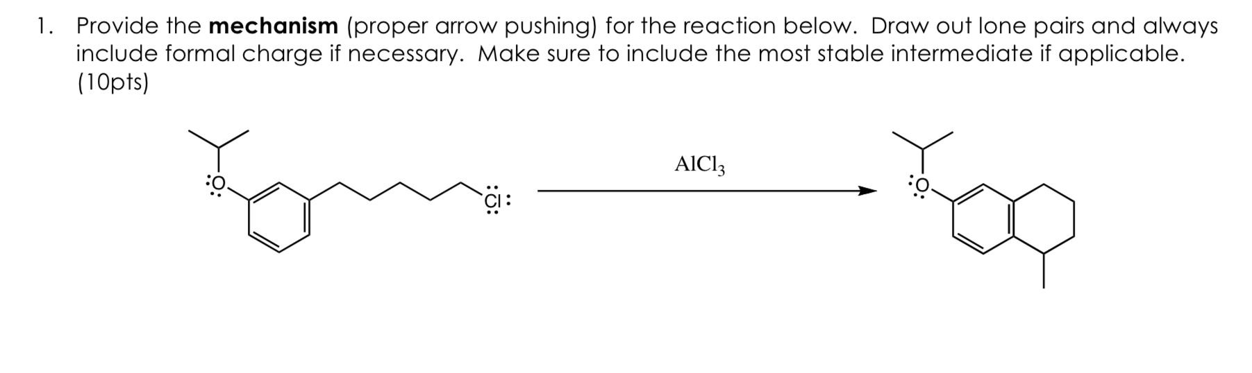 Provide the mechanism (proper arrow pushing) ﻿for the | Chegg.com