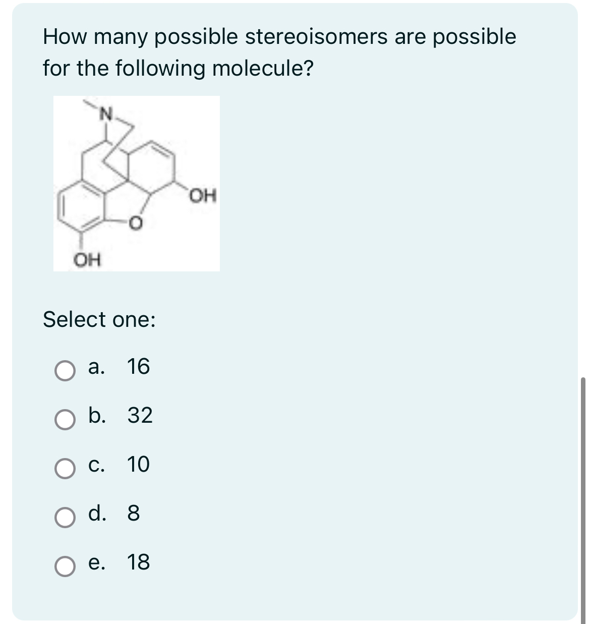 Solved How many possible stereoisomers are possiblefor the | Chegg.com