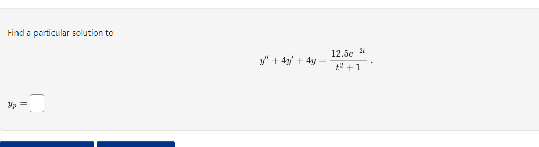 Solved Find a particular solution | Chegg.com