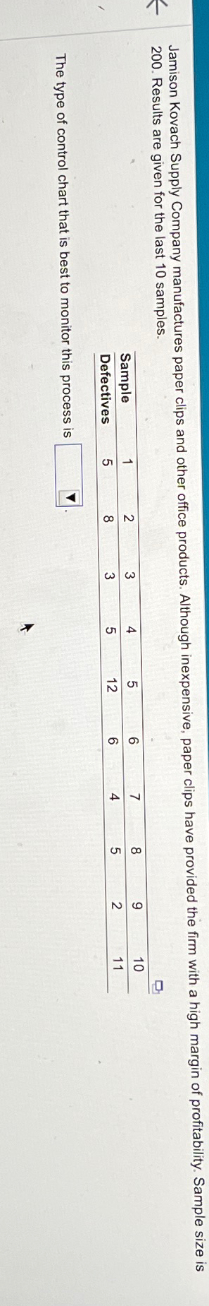 Solved Results are given for the last 10 | Chegg.com