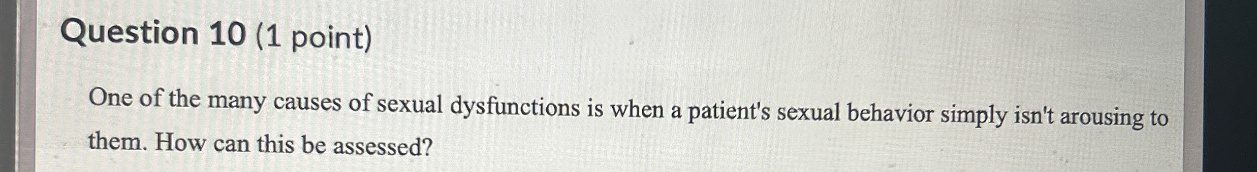 Solved Question 10 (1 ﻿point)One of the many causes of | Chegg.com