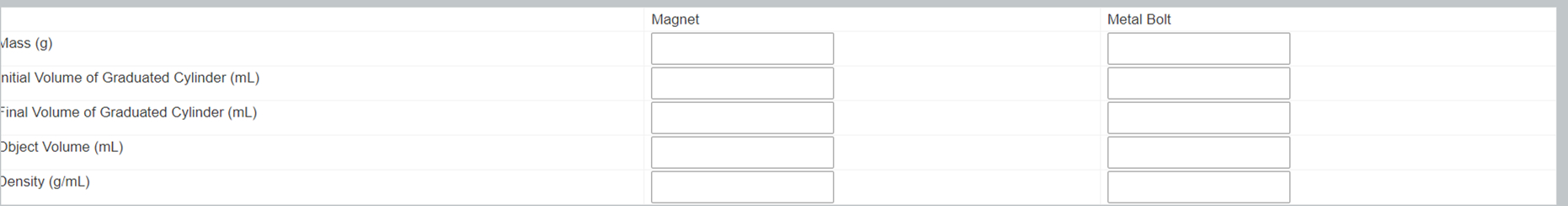 Data Table 4: Liquid MeasurementsMass A: Graduated | Chegg.com