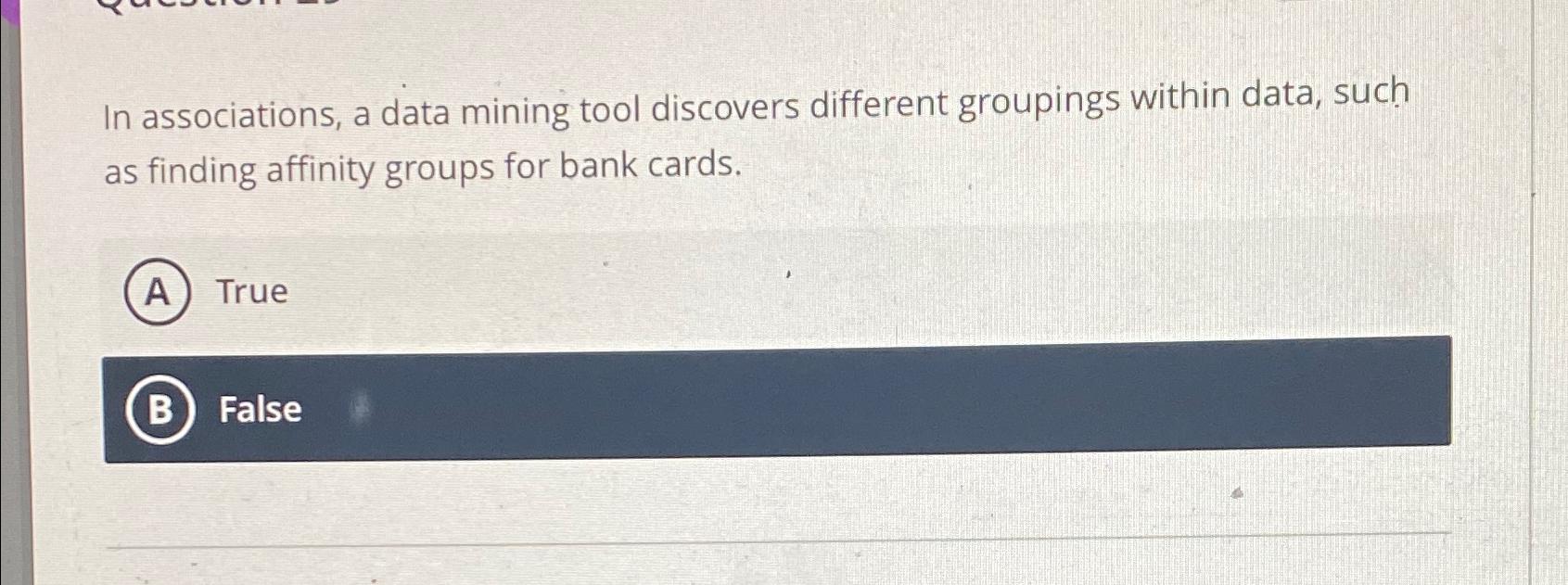 Solved In associations, a data mining tool discovers | Chegg.com