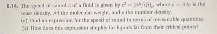 Solved from the book( M. Scott shell - Thermodynamics and | Chegg.com