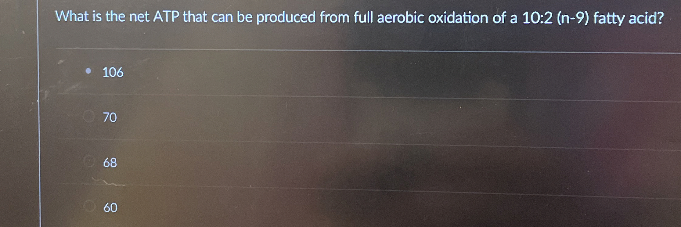 Solved What is the net ATP that can be produced from full | Chegg.com