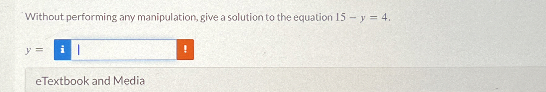 Solved Without performing any manipulation, give a solution | Chegg.com