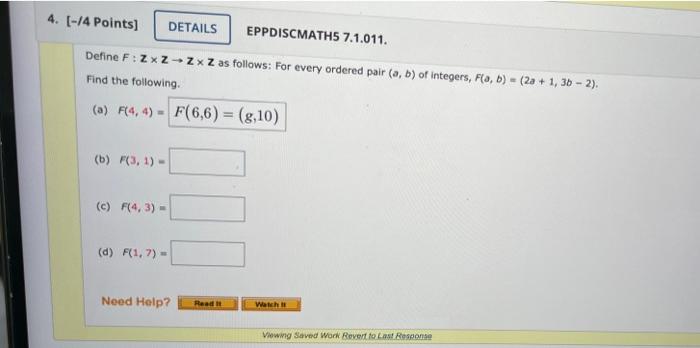 Solved 2. (1/6 Points) DETAILS PREVIOUS ANSWERS EPPDISCMATH5 | Chegg.com