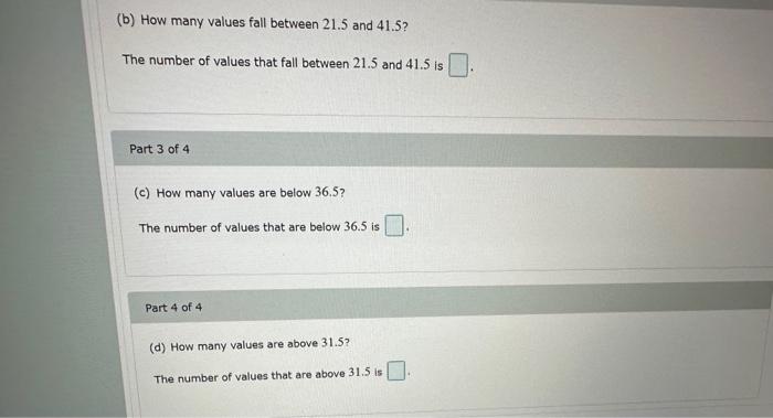 Solved FrequencyClass boundaries Part 1 of 4 (a) How many | Chegg.com