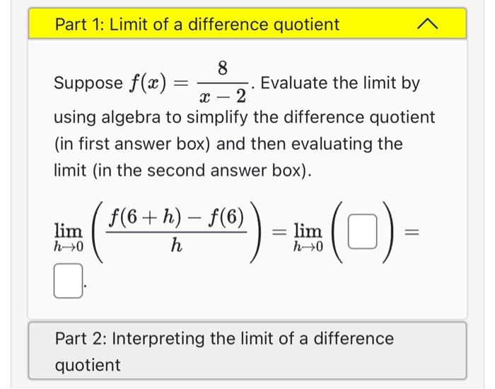 Solved Suppose f(x)=x−28. Evaluate the limit by using | Chegg.com