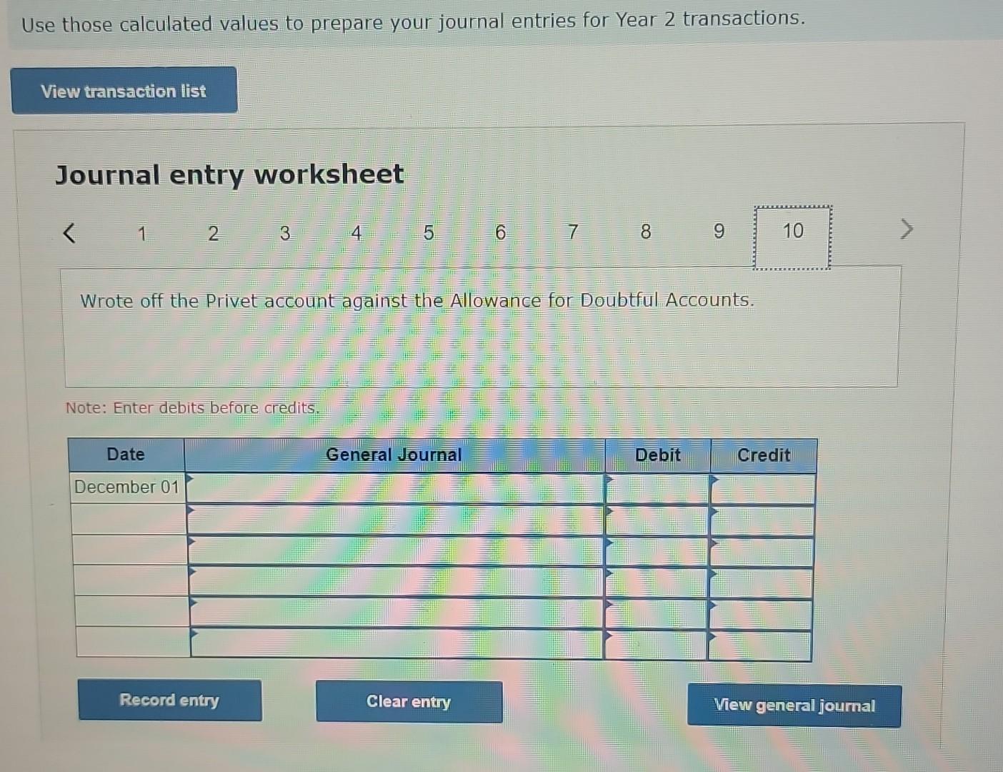 Solved Journal entry worksheet Received payment of principal | Chegg.com