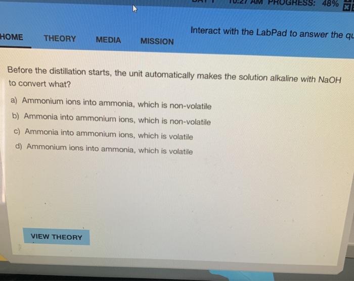 Solved SS: 48% Interact with the LabPad to answer the qu | Chegg.com