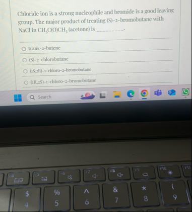 Solved Chloride ion is a strong nucleophile and bromide is a | Chegg.com