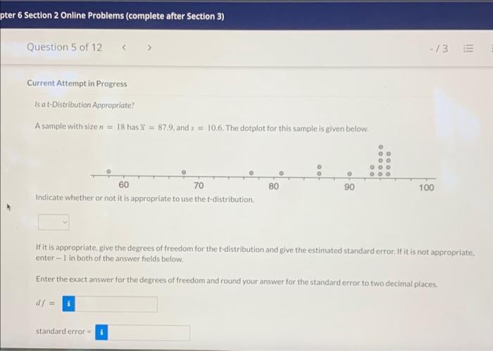Solved pter 6 Section 2 Online Problems (complete after | Chegg.com