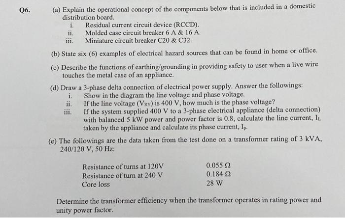 Solved (a) Explain the operational concept of the components | Chegg.com