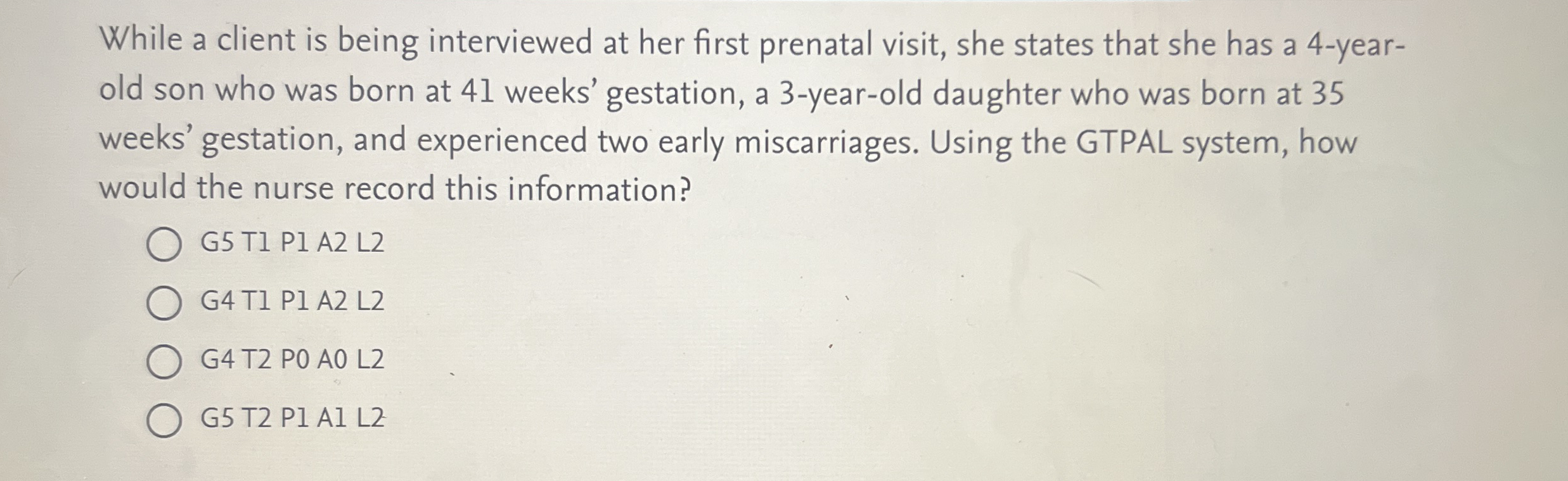 Solved While a client is being interviewed at her first | Chegg.com