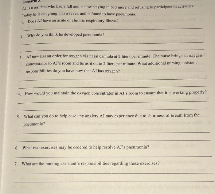 Solved 9.B Reflective Short-Answer Exercises Scenario 1: | Chegg.com