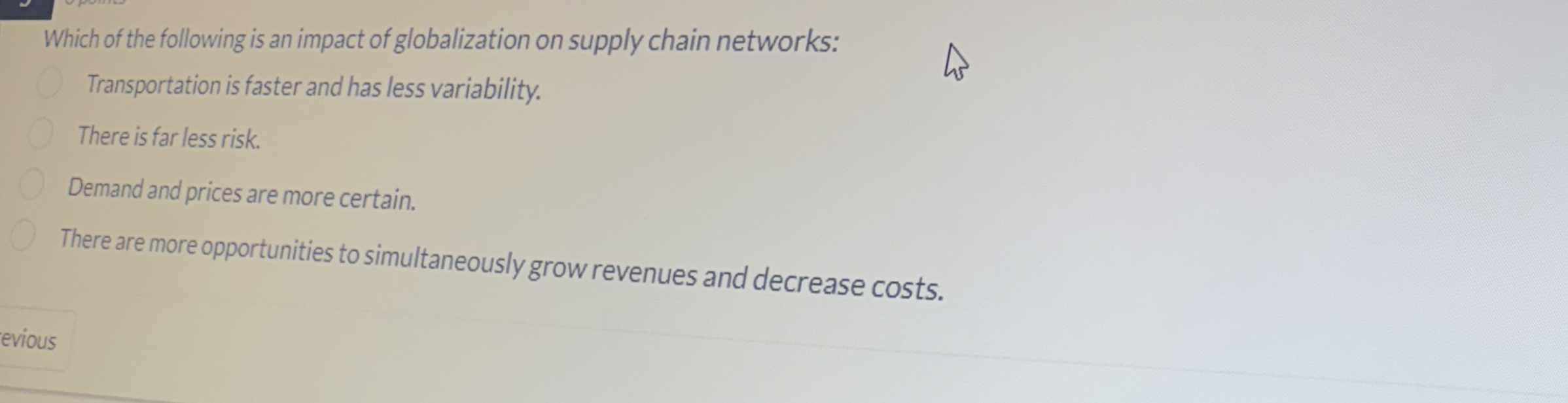 Solved Which of the following is an impact of globalization | Chegg.com