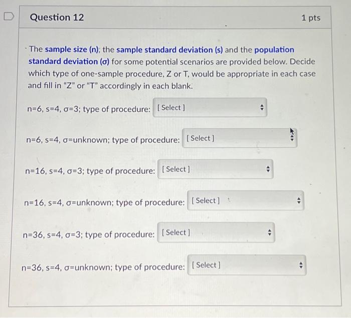 Solved The sample size (n), the sample standard deviation | Chegg.com