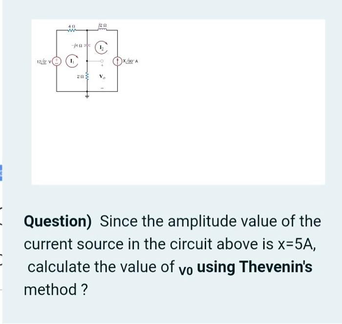 Question) Since the amplitude value of the current | Chegg.com
