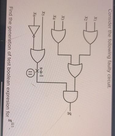 Solved Consider the following faulty circuit.Find the | Chegg.com